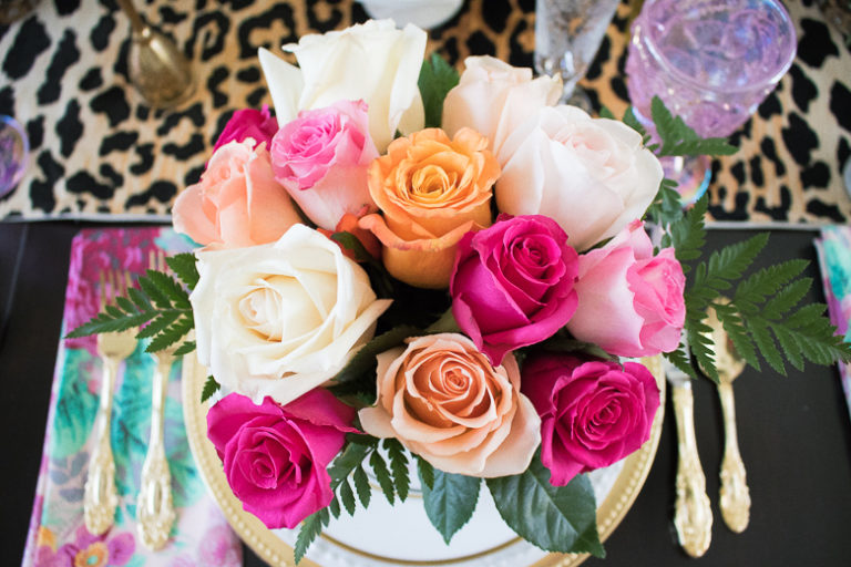 how to make an easy and dramatic floral arrangement