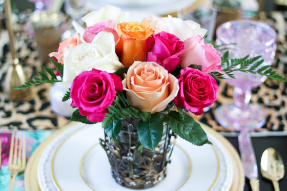 how to make an easy and dramatic floral arrangement