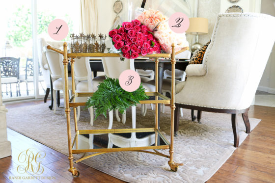 how to make an easy and dramatic floral arrangement