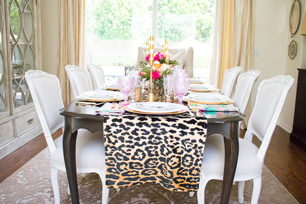 How to make a leopard table runner by randi garrett design