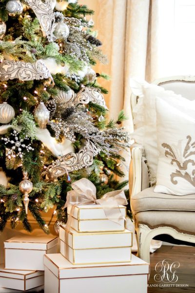 Deck the Halls Christmas Home Tour - Romantic Christmas Bedroom