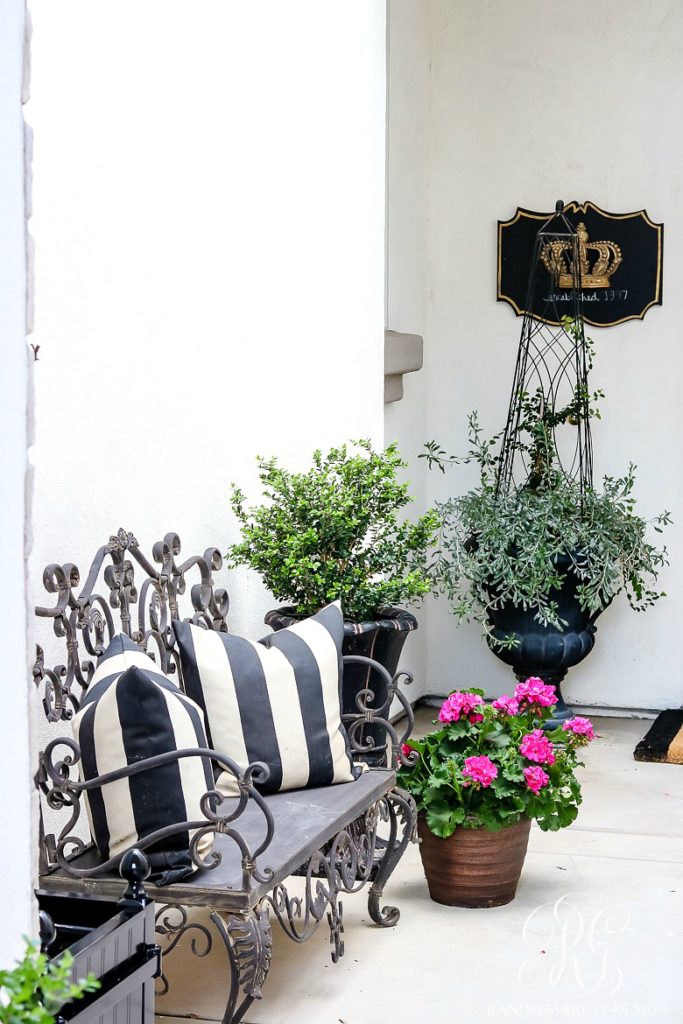 How to Brighten Your Porch For Spring - Styled for Spring Home Tour
