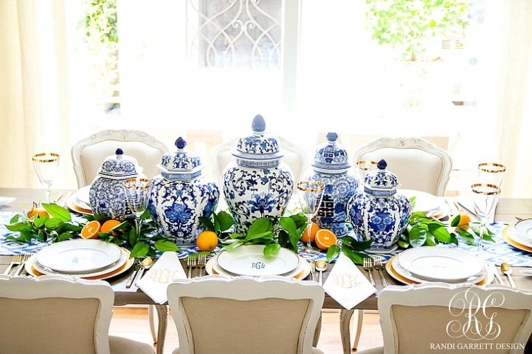 3 Sentimental Gift Ideas for Mother's Day & How to Set a Blue and White ...