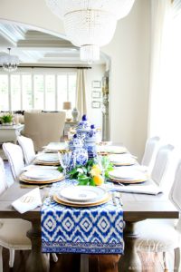 3 Sentimental Gift Ideas for Mother's Day & How to Set a Blue and White ...