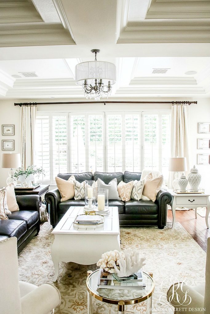 Family Room Makeover with A Well Dressed Home - Randi Garrett Design