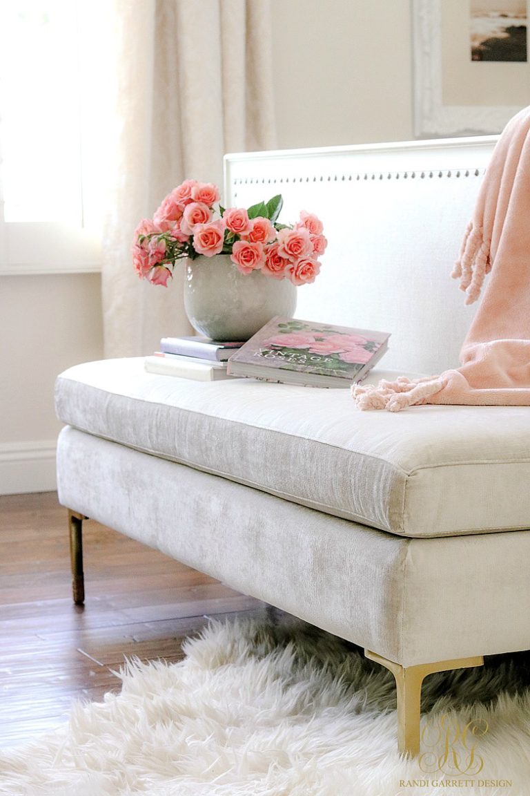 Welcoming Fall Home Tour 2017 - Glam Fall Bedroom - Randi Garrett Design