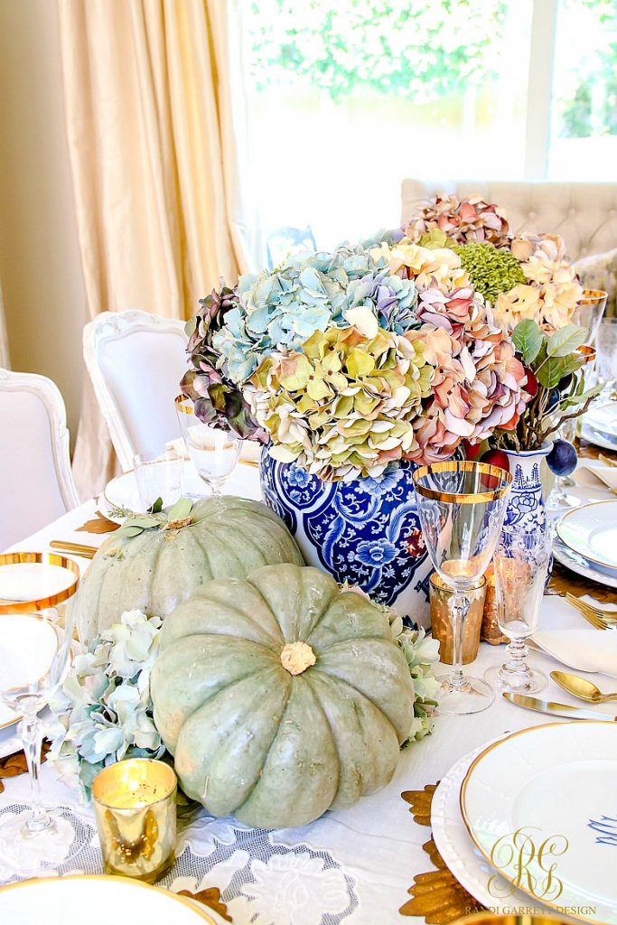Elegant Heirloom Thanksgiving Table Scape - Randi Garrett Design