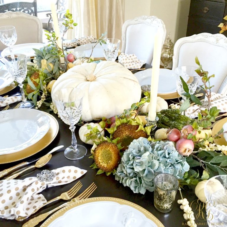 10 Gorgeous Thanksgiving Table Scape Ideas - Randi Garrett Design