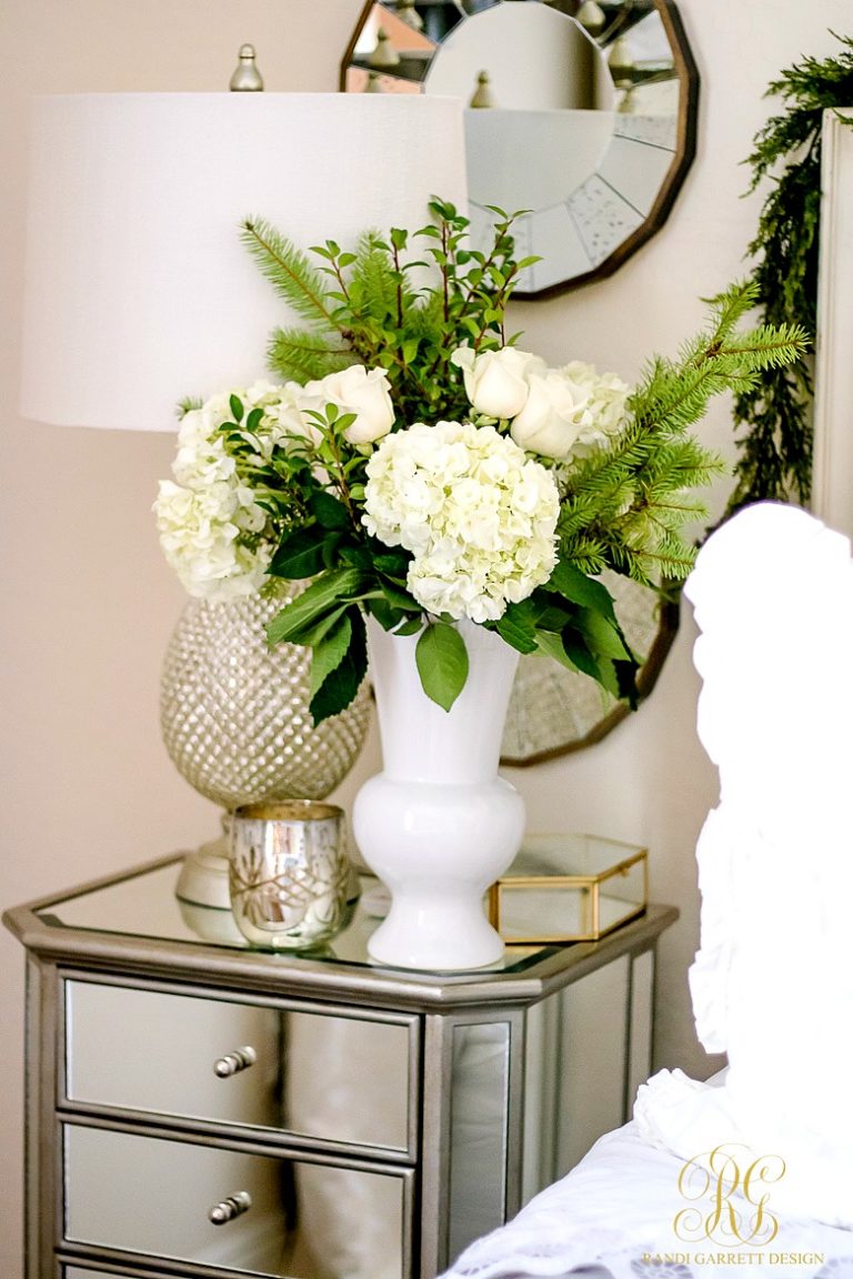 Simply Christmas Home Tour - Winter Wonderland Bedroom - Randi Garrett ...