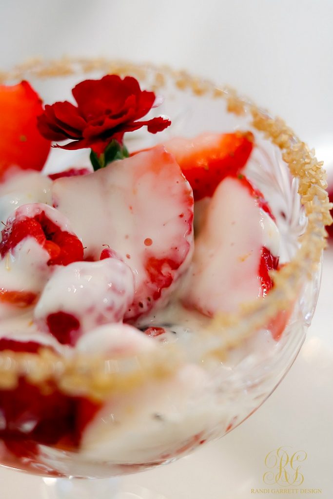 Elegant Fruit Cups with Vanilla Citrus Sauce Recipe - Randi Garrett Design