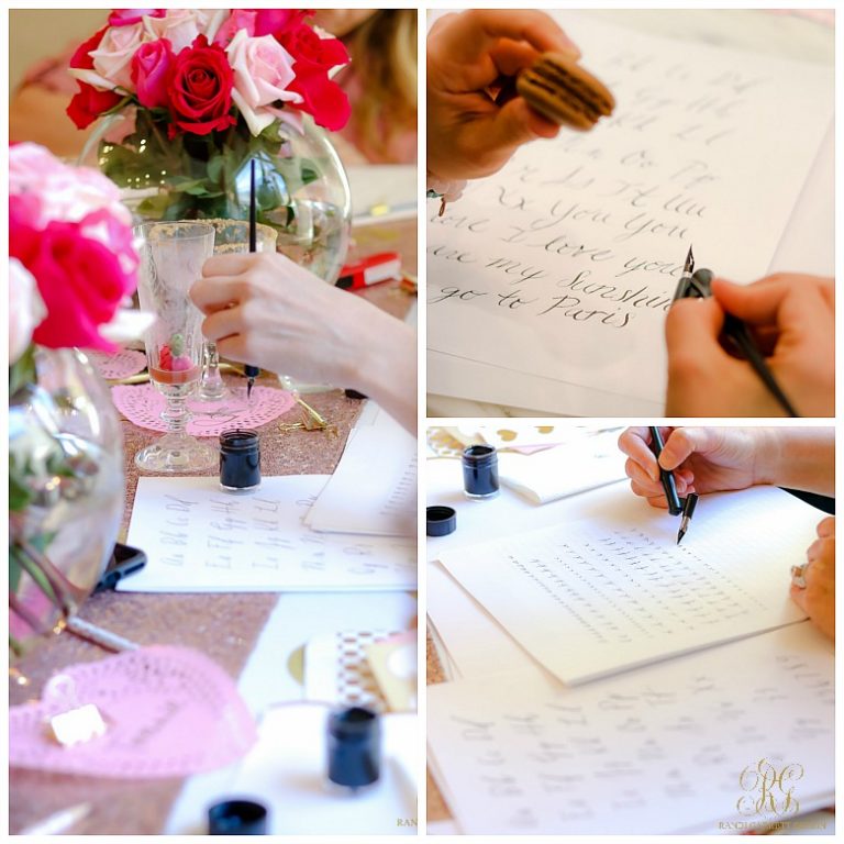 Love Letters Galentine's Day Calligraphy Party - Randi Garrett Design