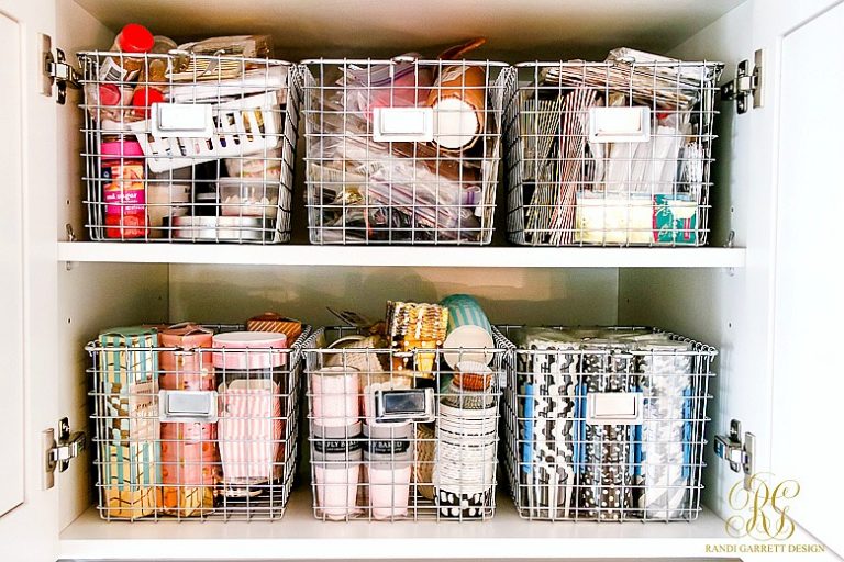 Spring Cleaning Kitchen Cabinet Organizing Tips - Randi Garrett Design