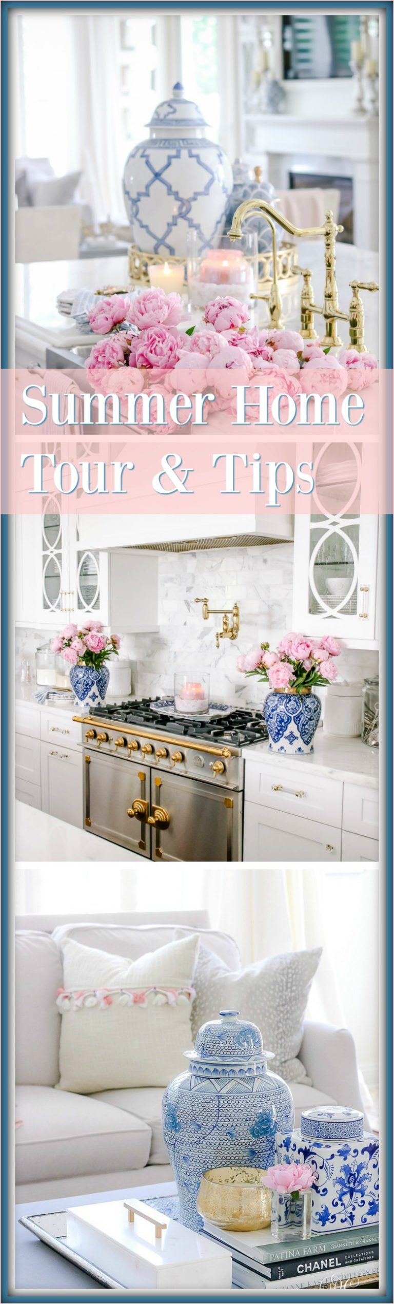Summer Home Tour - Simple Summer Styling Tips - Randi Garrett Design