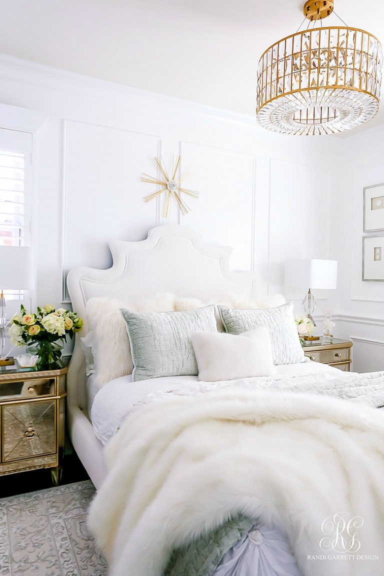 Glam Guest Bedroom Makeover - Randi Garrett Design
