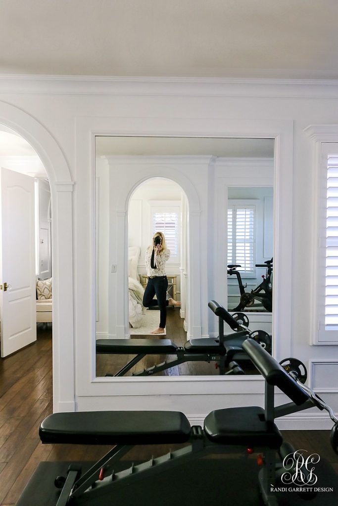 Glam Home Gym Reveal - Randi Garrett Design