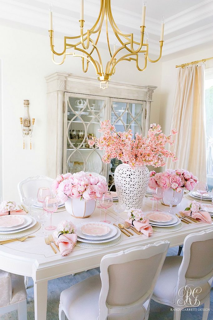 Pink Peony Easter Table - Randi Garrett Design