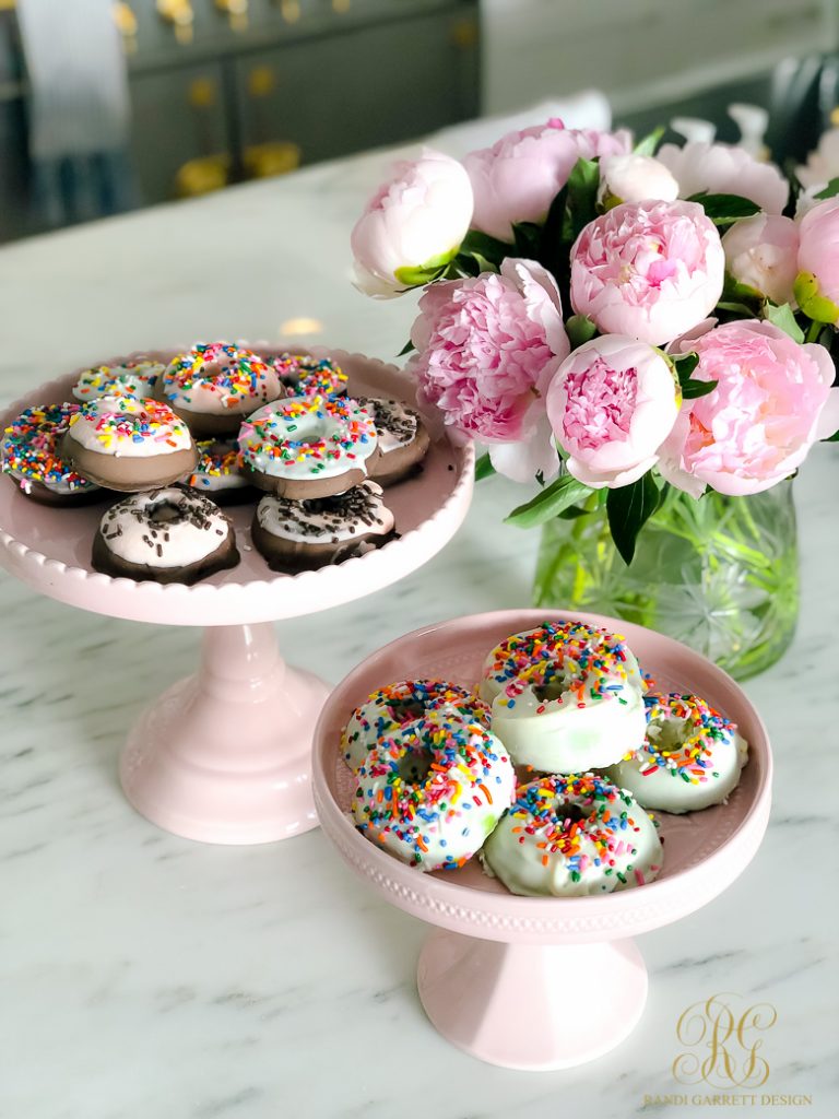 Doughnuts for Dad - Chocolate Covered Apple Slice Doughnut Recipe ...