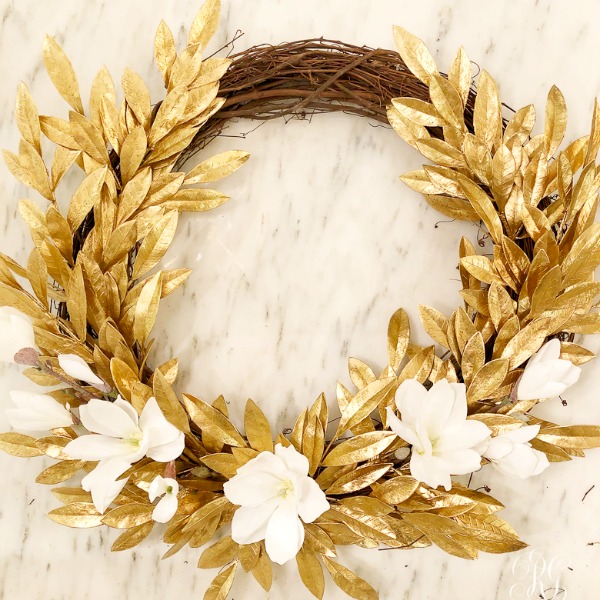 Gold Fall Wreath Tutorial - Randi Garrett Design