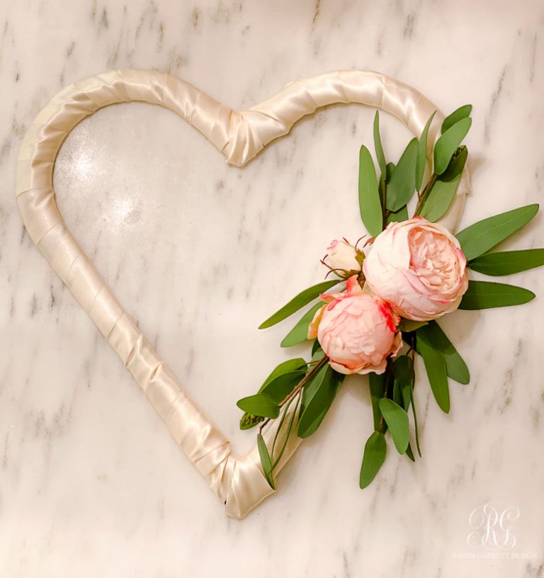 Valentine's Day Heart Wreath Tutorial - Randi Garrett Design
