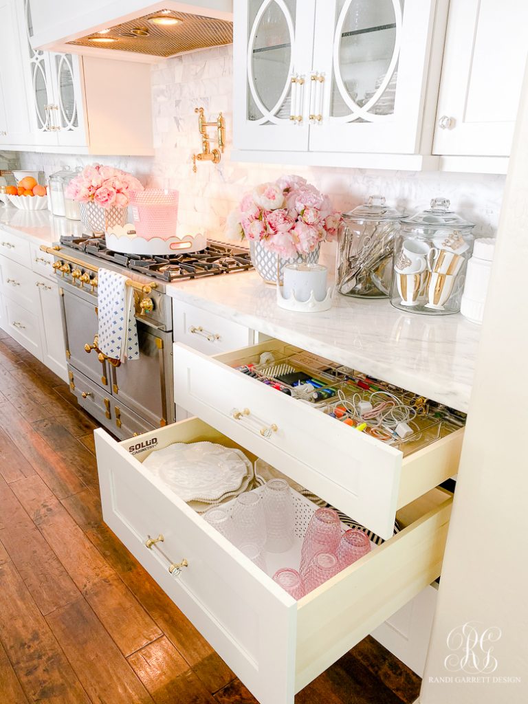 Kitchen Drawer Organizing Tips - Randi Garrett Design