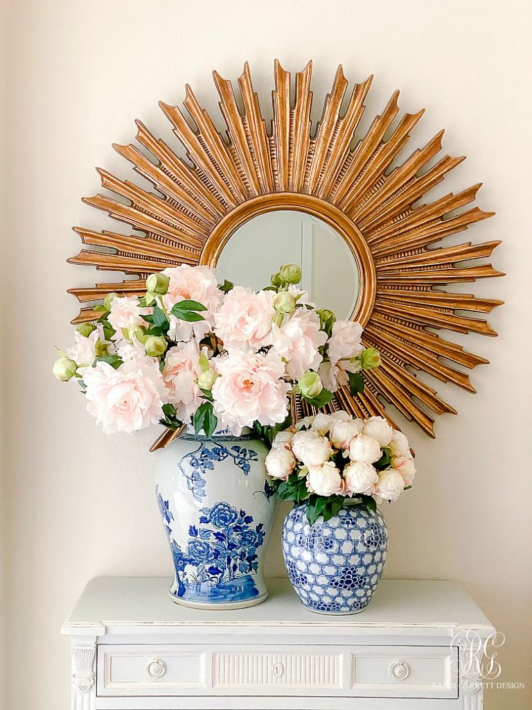 Simple Spring Faux Floral Arrangements - Randi Garrett Design
