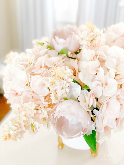 Simple Spring Faux Floral Arrangements - Randi Garrett Design
