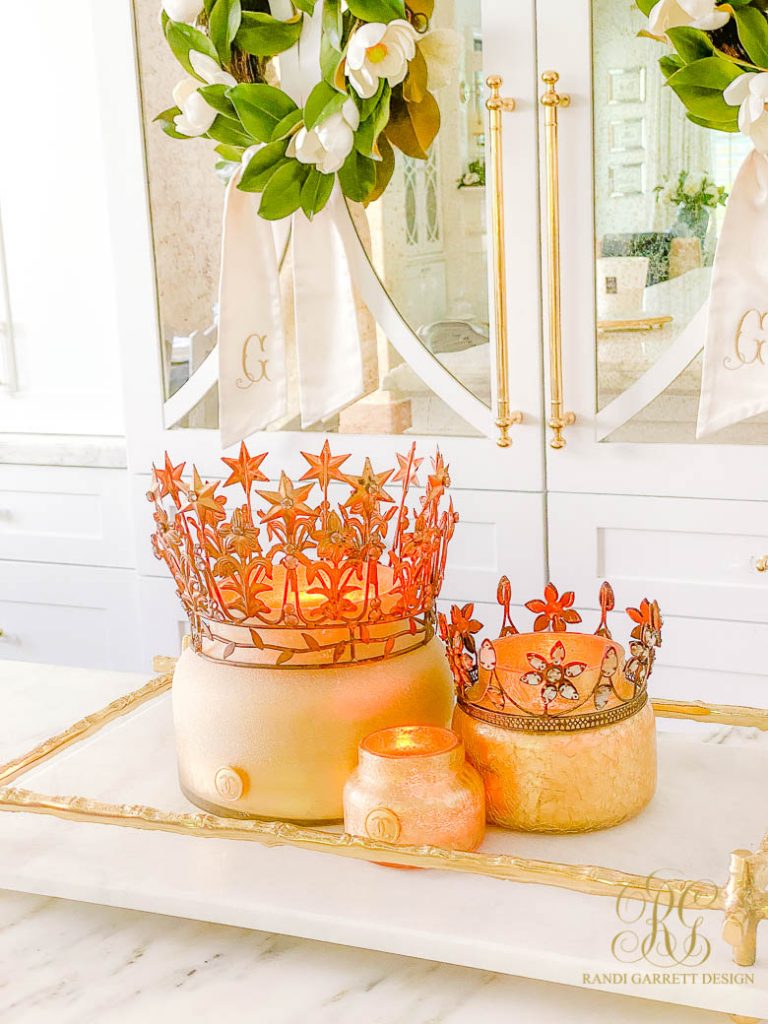 Tips to Glam up your Candles for the Holidays - Randi Garrett Design
