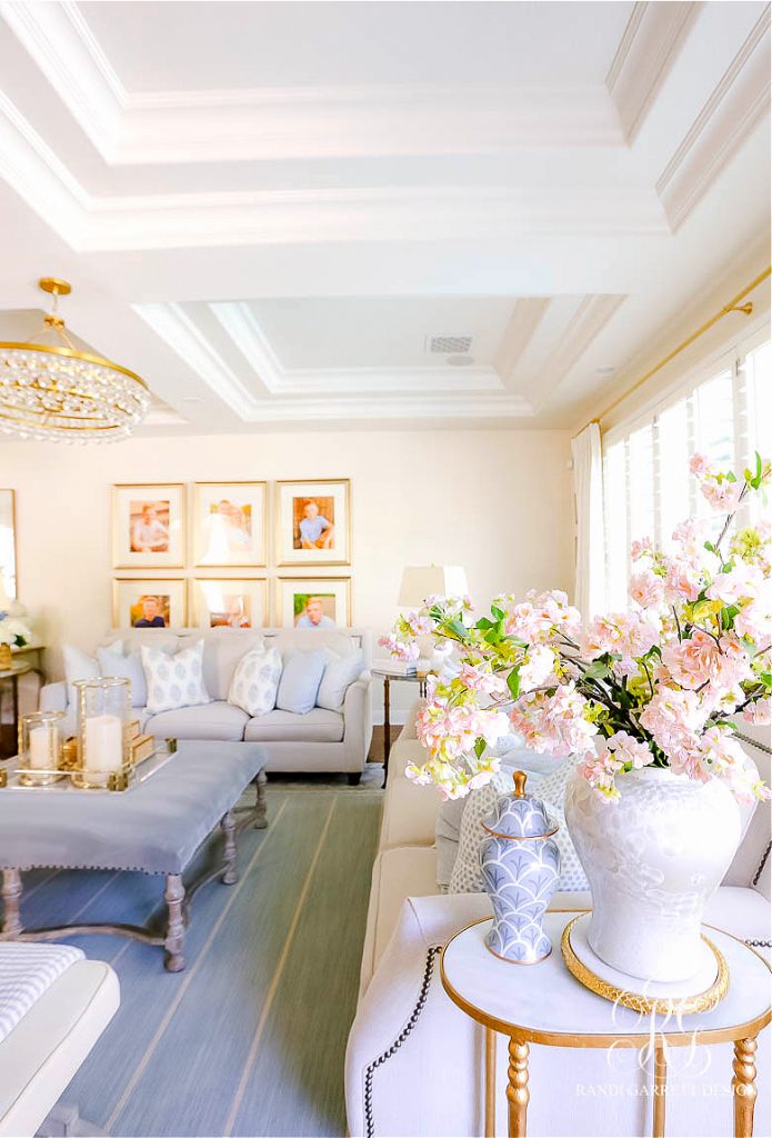 Relaxing Blue + White Spring Home Tour - Randi Garrett Design