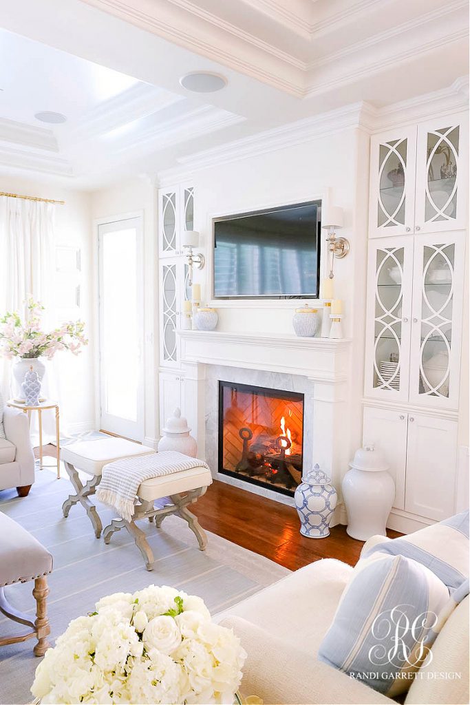 Relaxing Blue + White Spring Home Tour - Randi Garrett Design