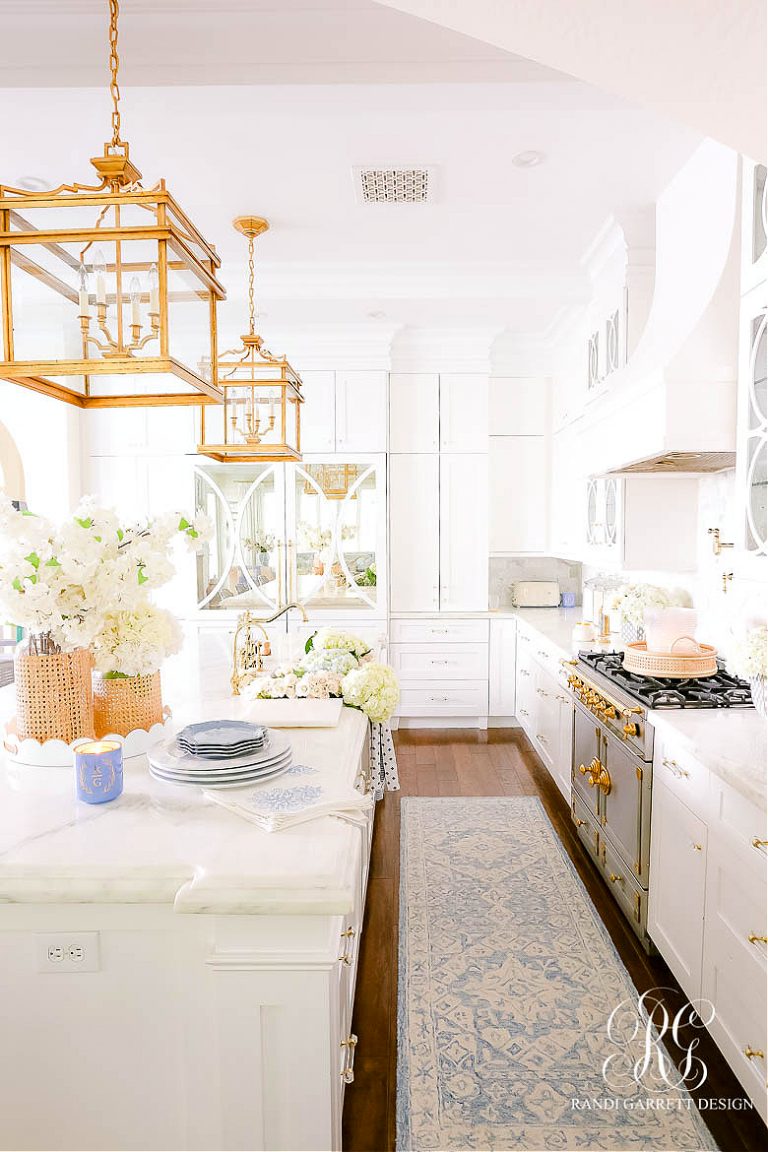 Relaxing Blue + White Spring Home Tour - Randi Garrett Design