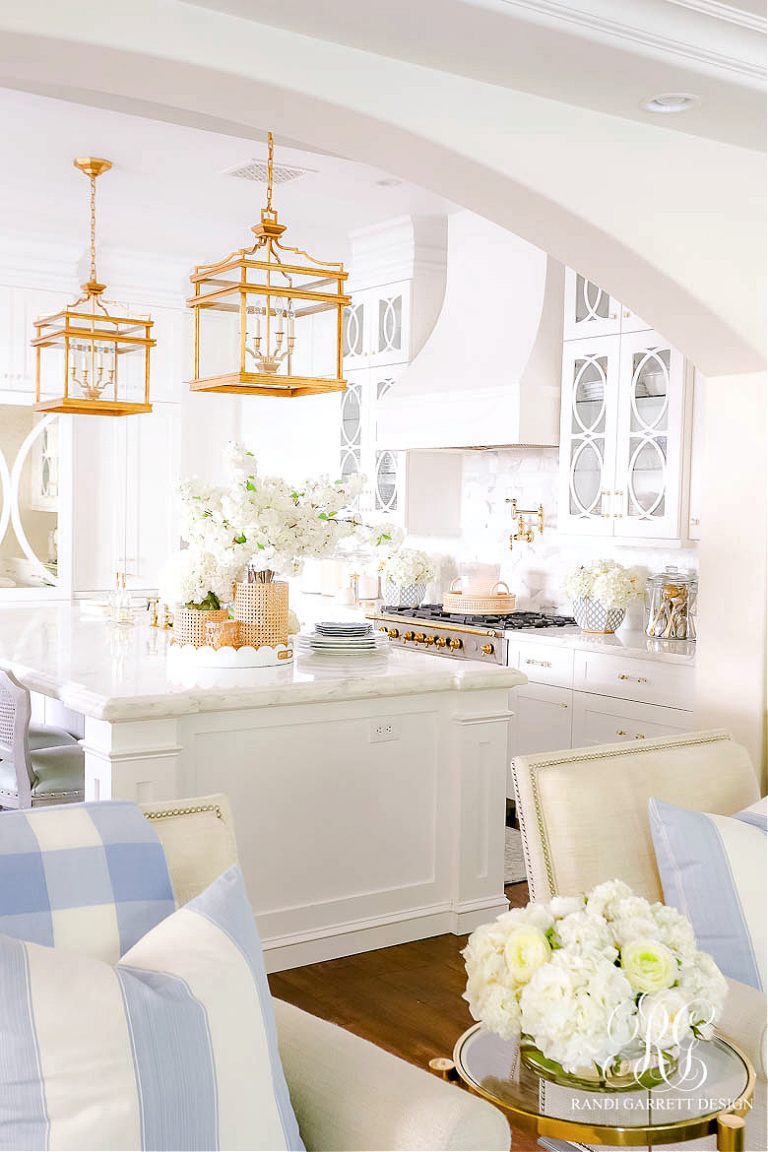 Relaxing Blue + White Spring Home Tour - Randi Garrett Design