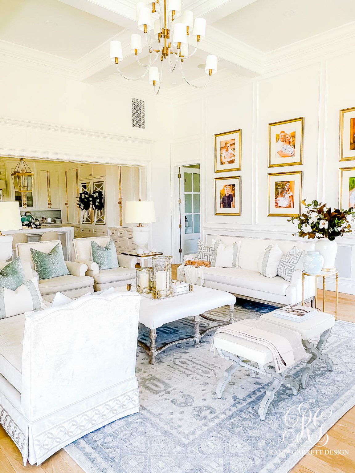 Magnolia Fall Mantel + Fall Family Room Decor - Randi Garrett Design