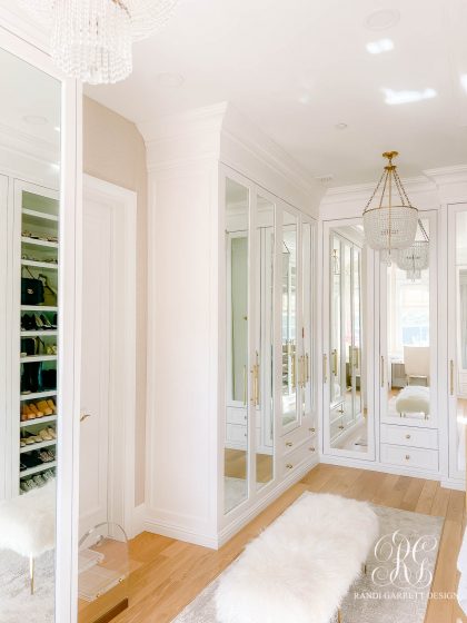 Glam Main Bedroom Closet Reveal - Randi Garrett Design