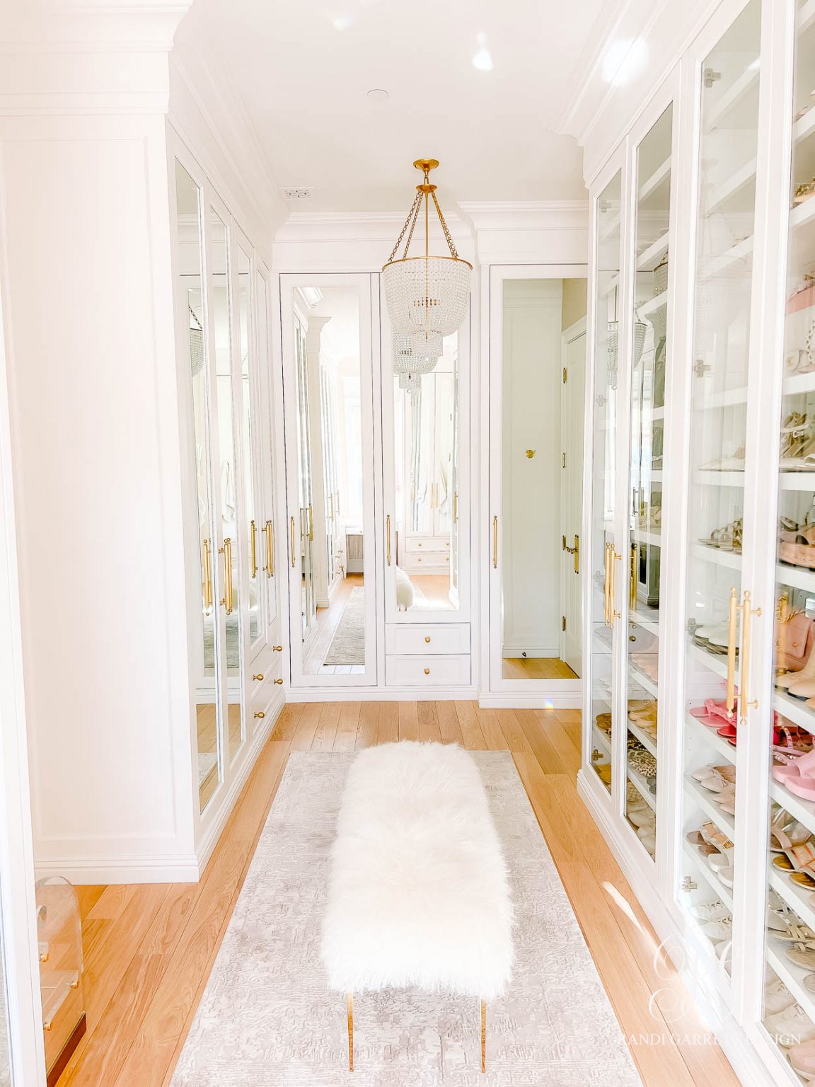 Glam Main Bedroom Closet Reveal - Randi Garrett Design
