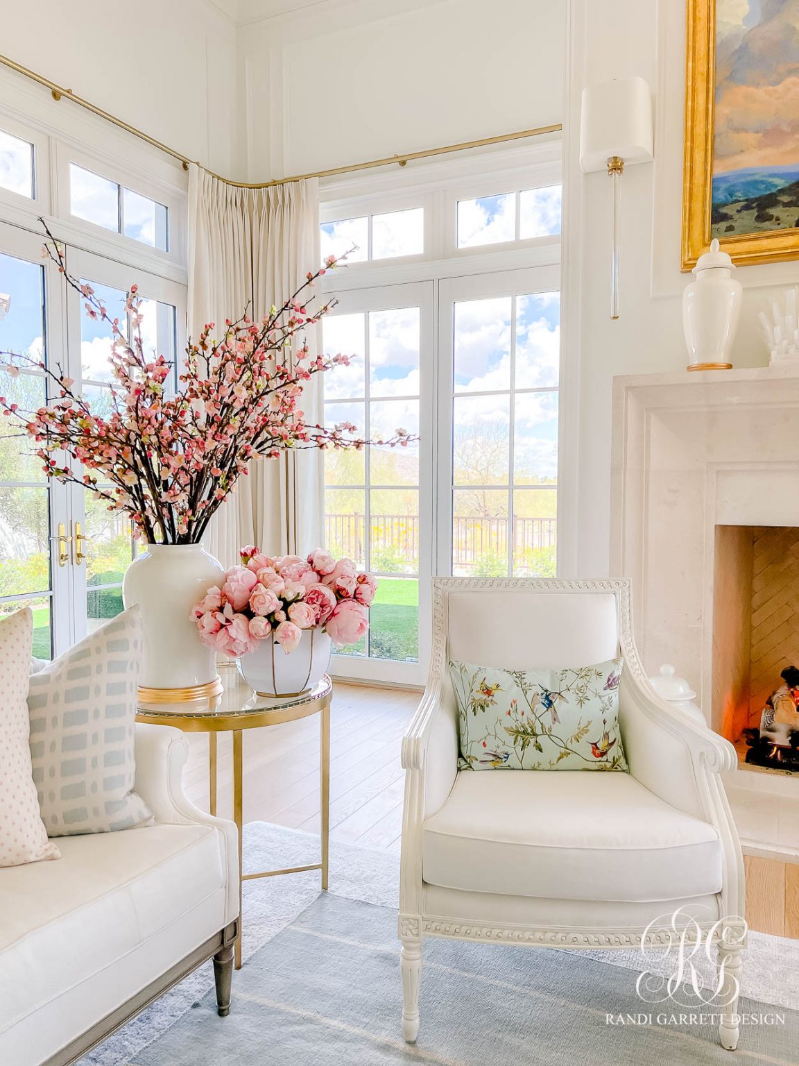 Spring Home Tour - Spring Decor Ideas for your Family Room - Randi ...