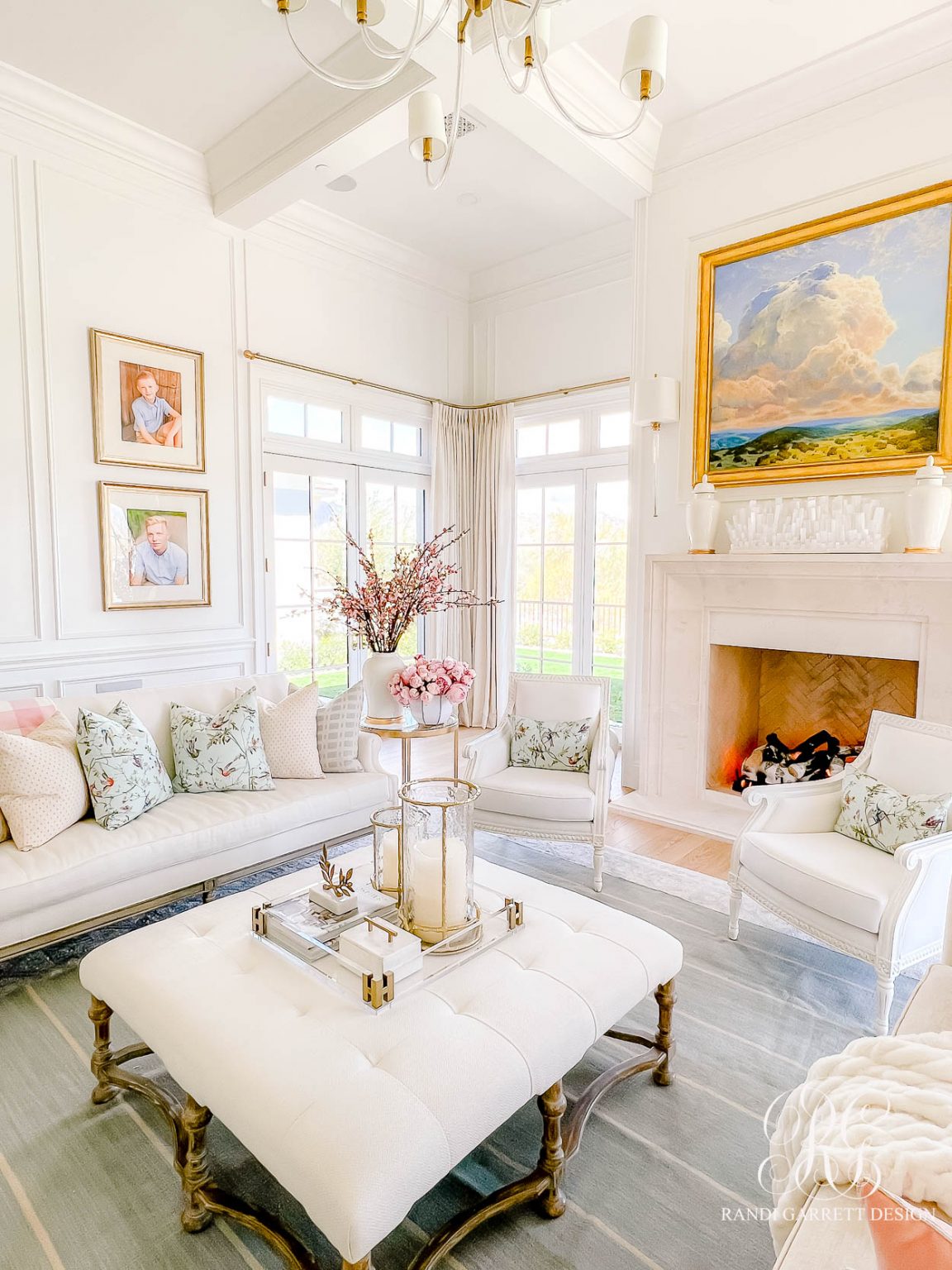 Spring Home Tour - Spring Decor Ideas for your Family Room - Randi ...