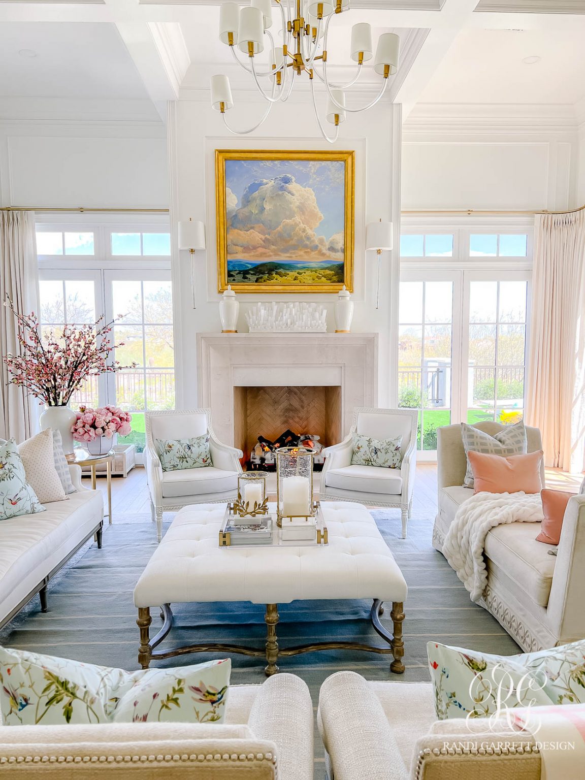 Spring Home Tour - Spring Decor Ideas for your Family Room - Randi ...