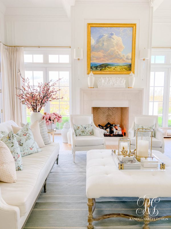 Spring Home Tour - Spring Decor Ideas for your Family Room - Randi ...