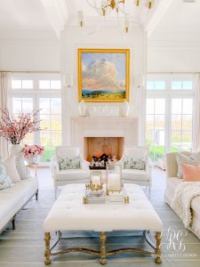 Spring Home Tour - Spring Decor Ideas for your Family Room - Randi ...