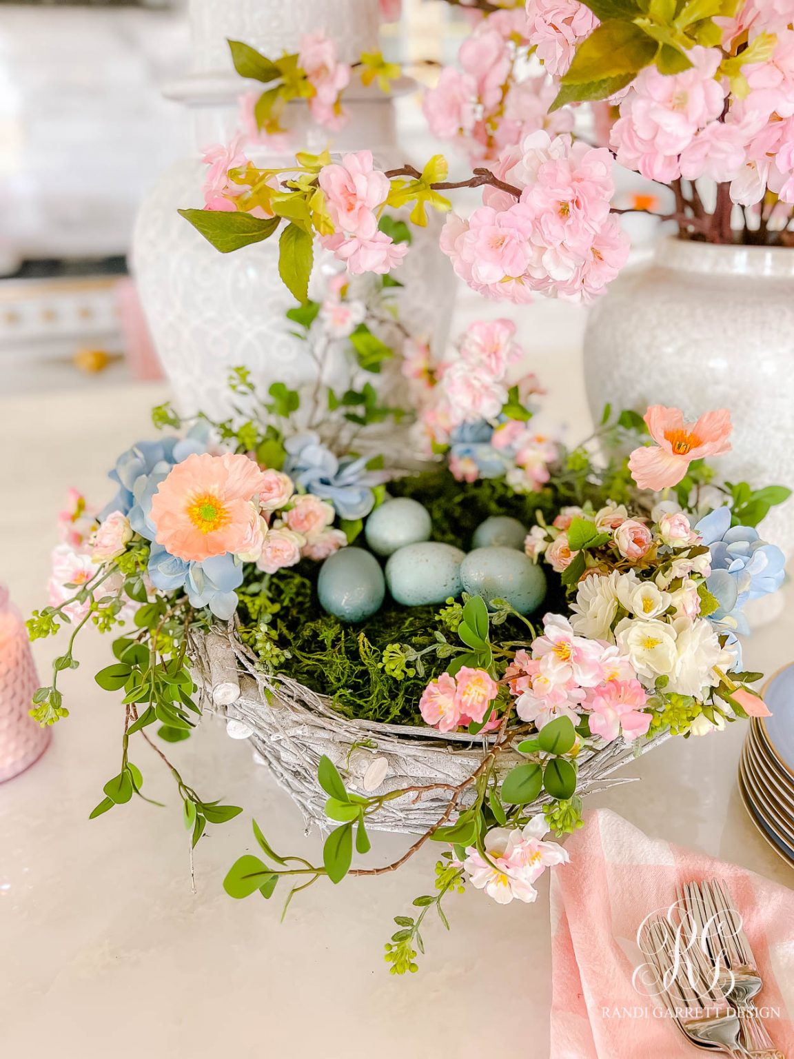 Spring Home Tour - Spring Decor Ideas for your Kitchen - Randi Garrett ...