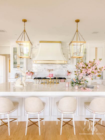 Spring Home Tour - Spring Decor Ideas for your Kitchen - Randi Garrett ...