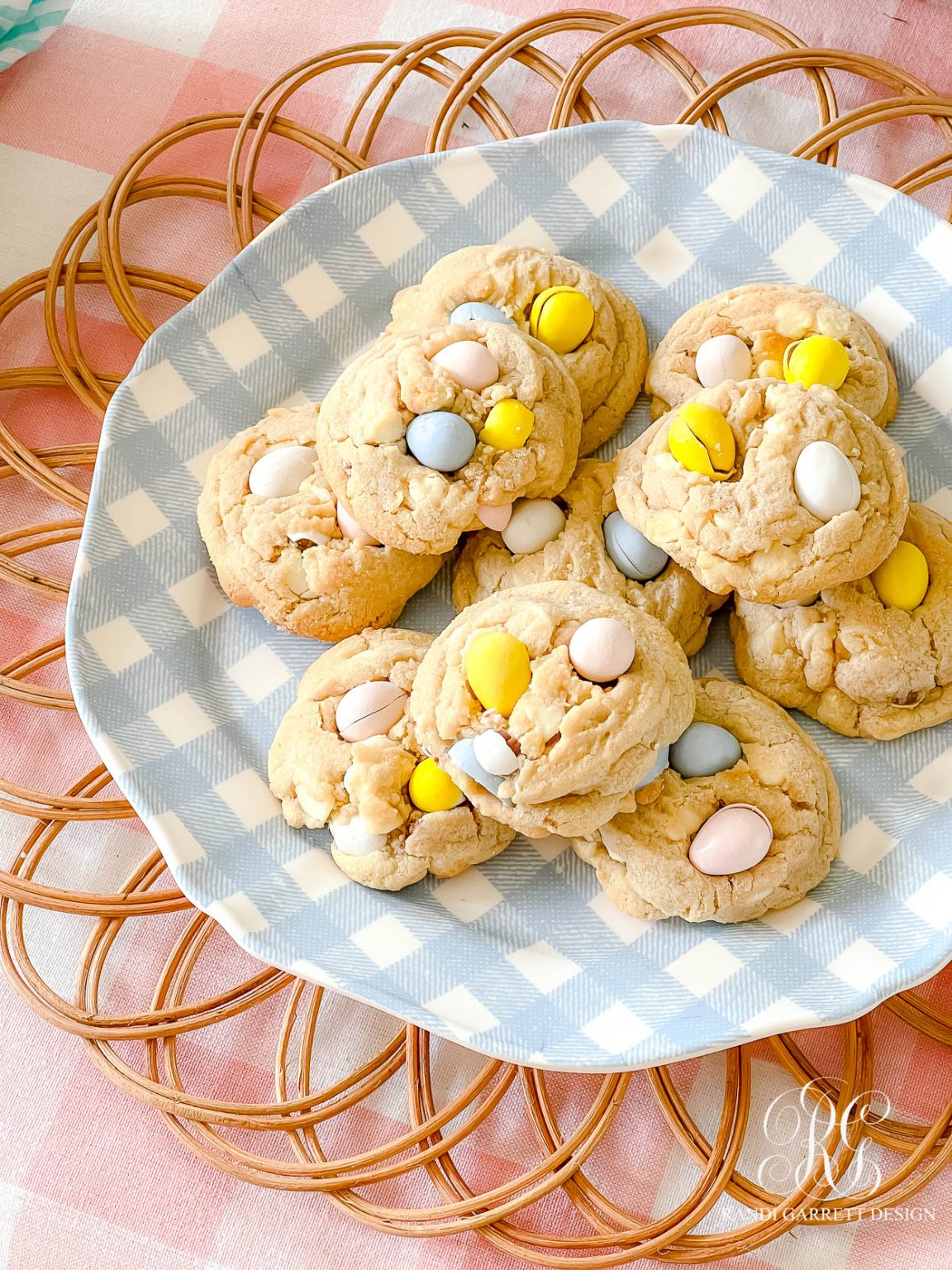 White Chocolate Mini Egg Cookie Recipe - Randi Garrett Design