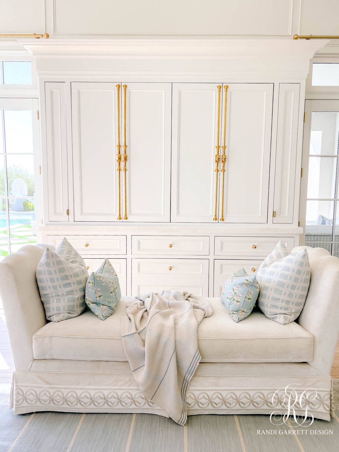 Summer decorating for your Family Room - Randi Garrett Design