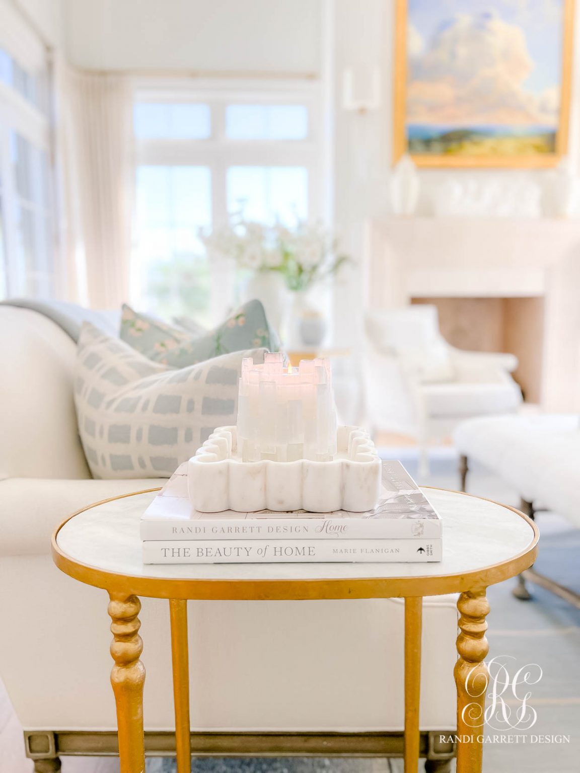 Summer decorating for your Family Room - Randi Garrett Design