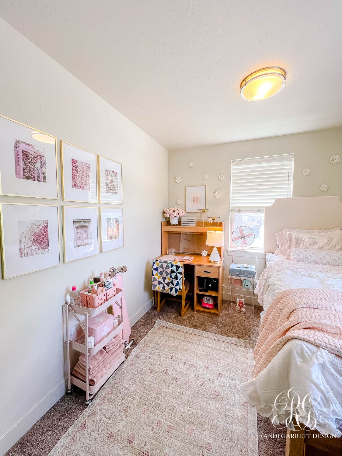 Ellie's Chic Dorm Room - Randi Garrett Design