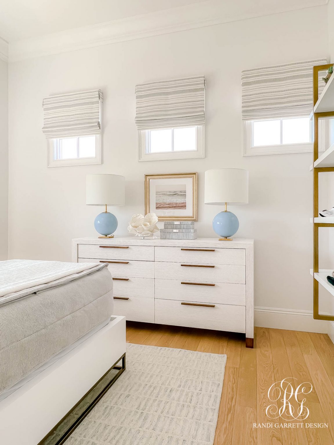 Transitional Coastal Teen Boy Bedroom - Randi Garrett Design