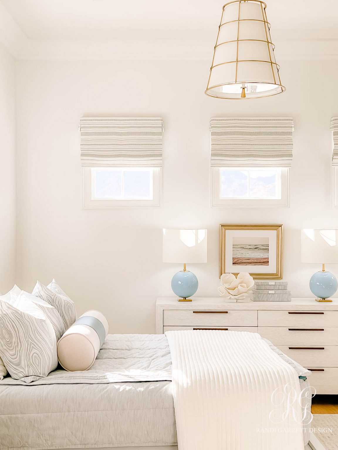 Transitional Coastal Teen Boy Bedroom - Randi Garrett Design