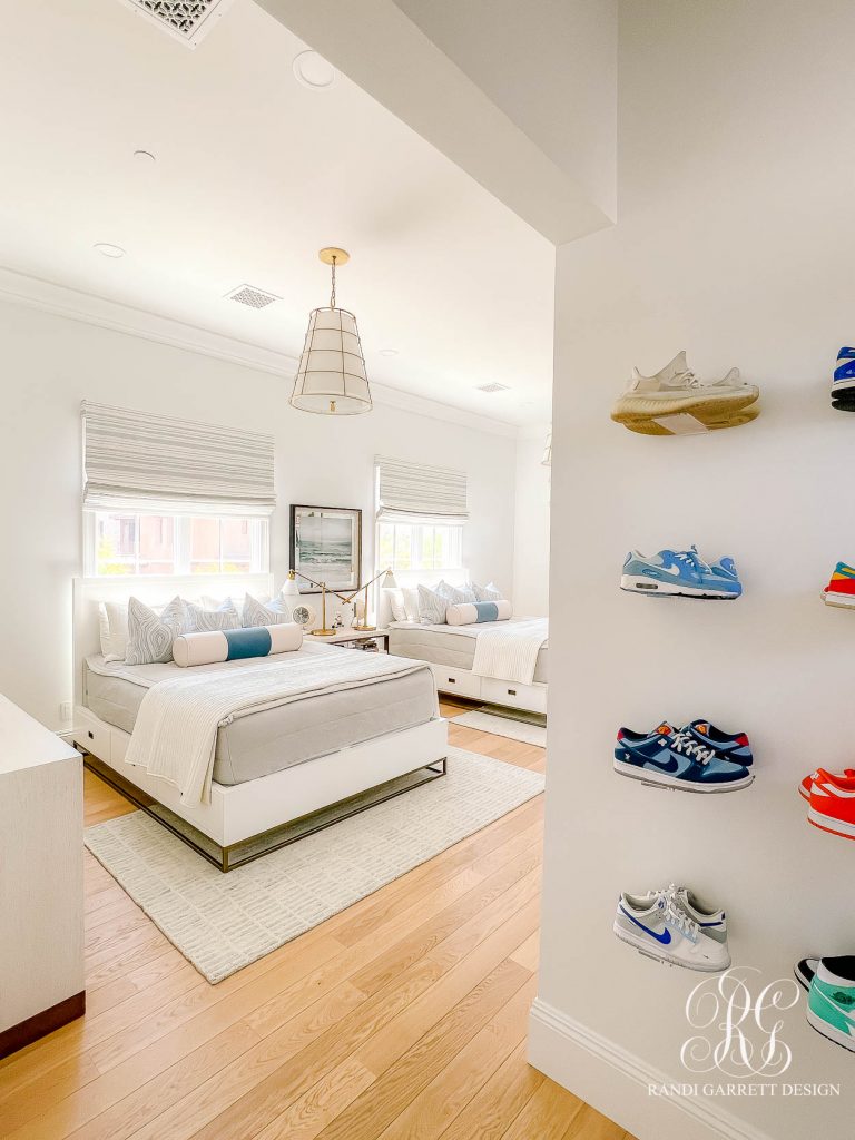 Transitional Coastal Teen Boy Bedroom - Randi Garrett Design