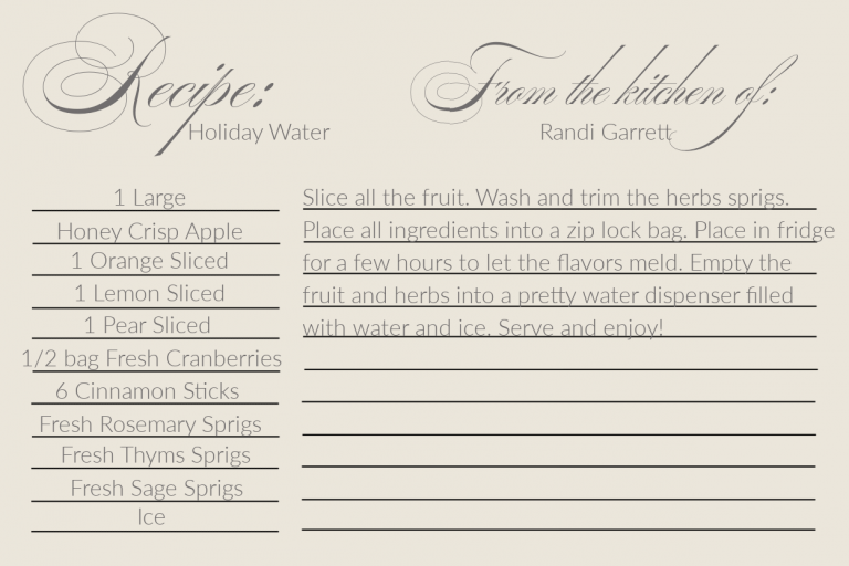 Holiday Hosting Essentials + Favorite Holiday Recipes - Randi Garrett ...