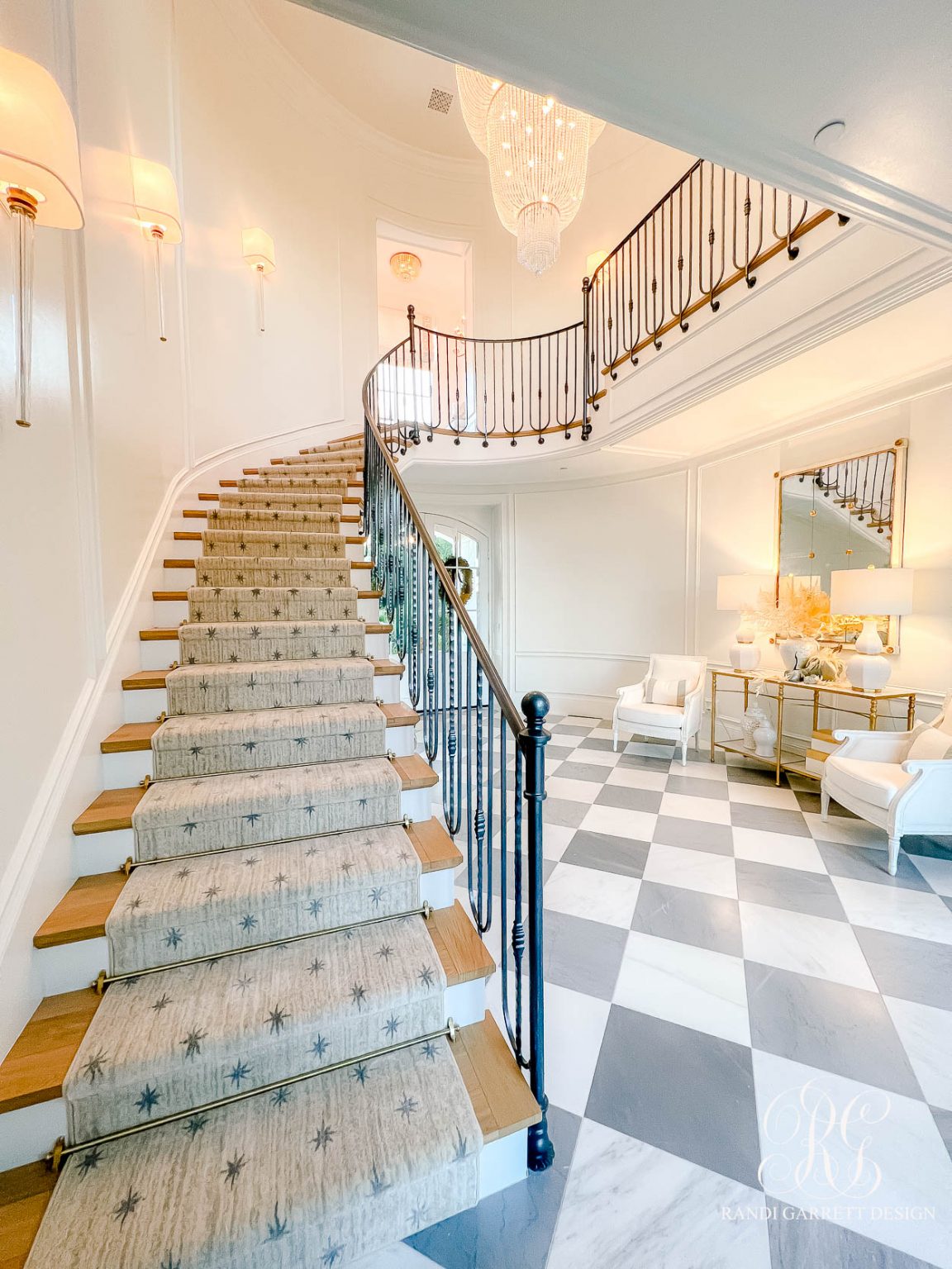 Custom Stair Runner Reveal - Randi Garrett Design